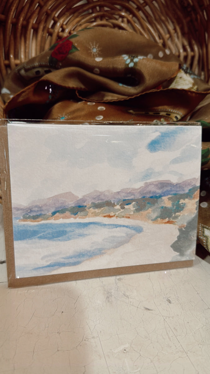 California Coast Greeting Card – Blush Out West